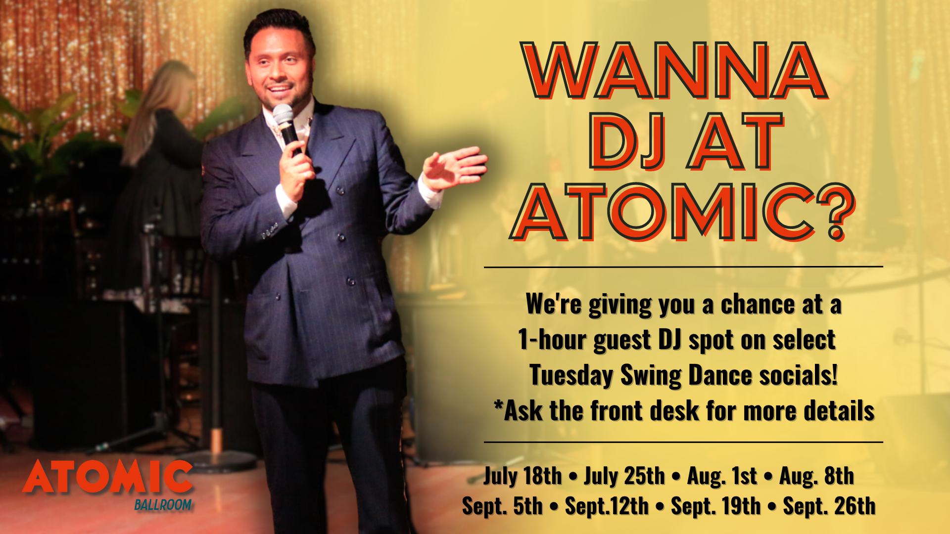 Wanna DJ at Atomic Ballroom This Summer? Enter Today!