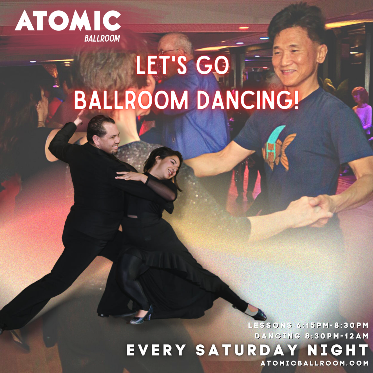 Ballroom Dancing at ATOMIC Ballroom!