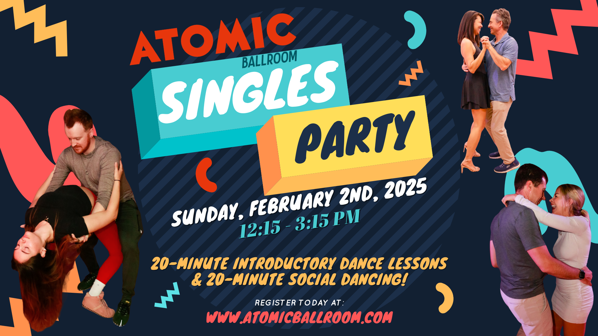 FB -Single Party Atomic 2025 | ATOMIC Ballroom | Irvine, CA in Orange County (OC)