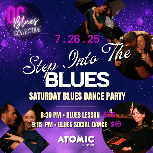 OC Blues Collective Saturday Blues Dance Party at ATOMIC!