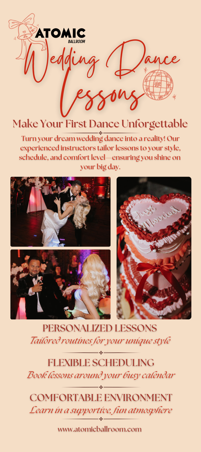 Wedding Dance lessons | ATOMIC Ballroom | Irvine, CA in Orange County (OC)