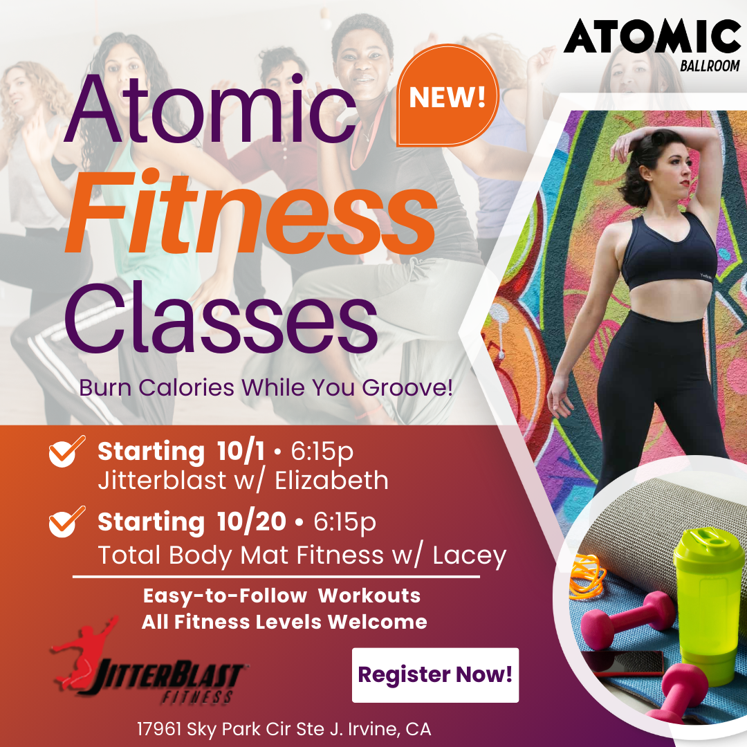 Atomic Fitness Classes – Dance-Inspired Workouts in Irvine at ATOMIC Ballroom