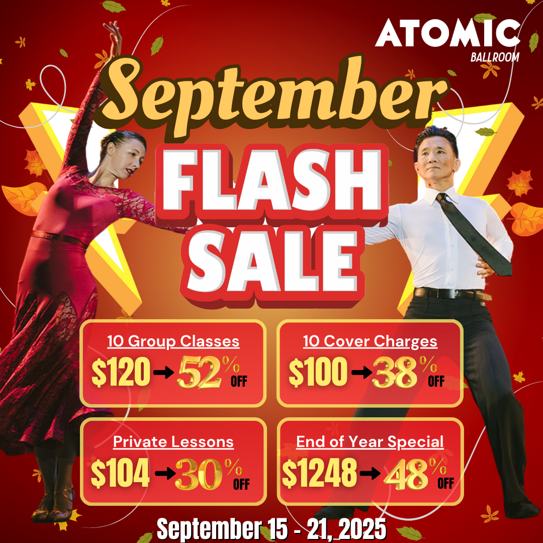 September Flash Sale | ATOMIC Ballroom Dance Deals